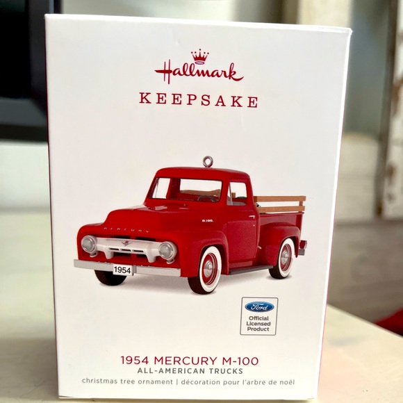 Hallmark | Holiday | 28 Hallmark Keepsake 1954 Mercury M100 Red Ford ...